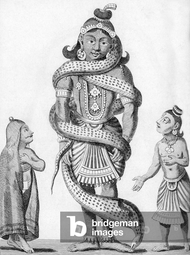 Image of India: Krishna fighting Kalinga (Kaliya) the serpent. Friends ...