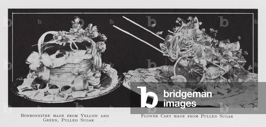 Image of Artistic sugar work by Paul Laurent: Bonbonniere made from ...