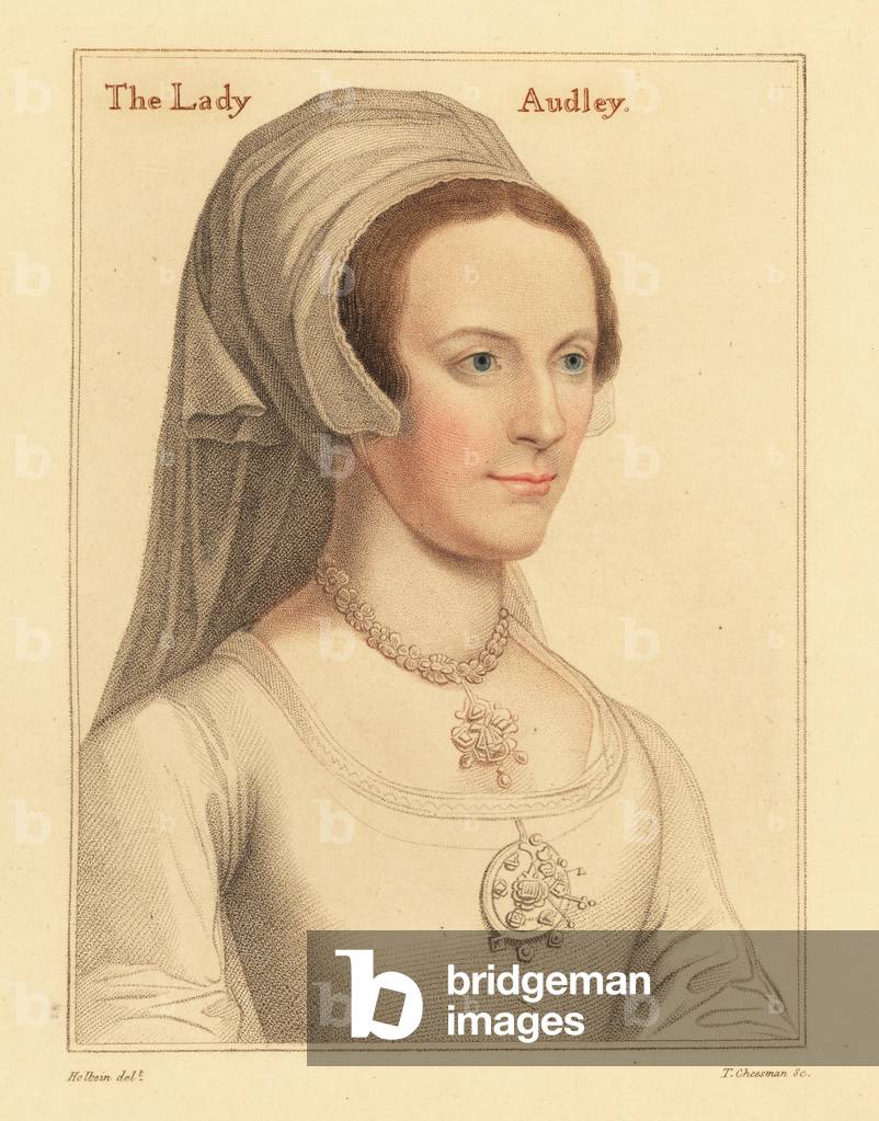 Image of Elizabeth, second wife of Thomas Audley.,1812 (engraving) by ...
