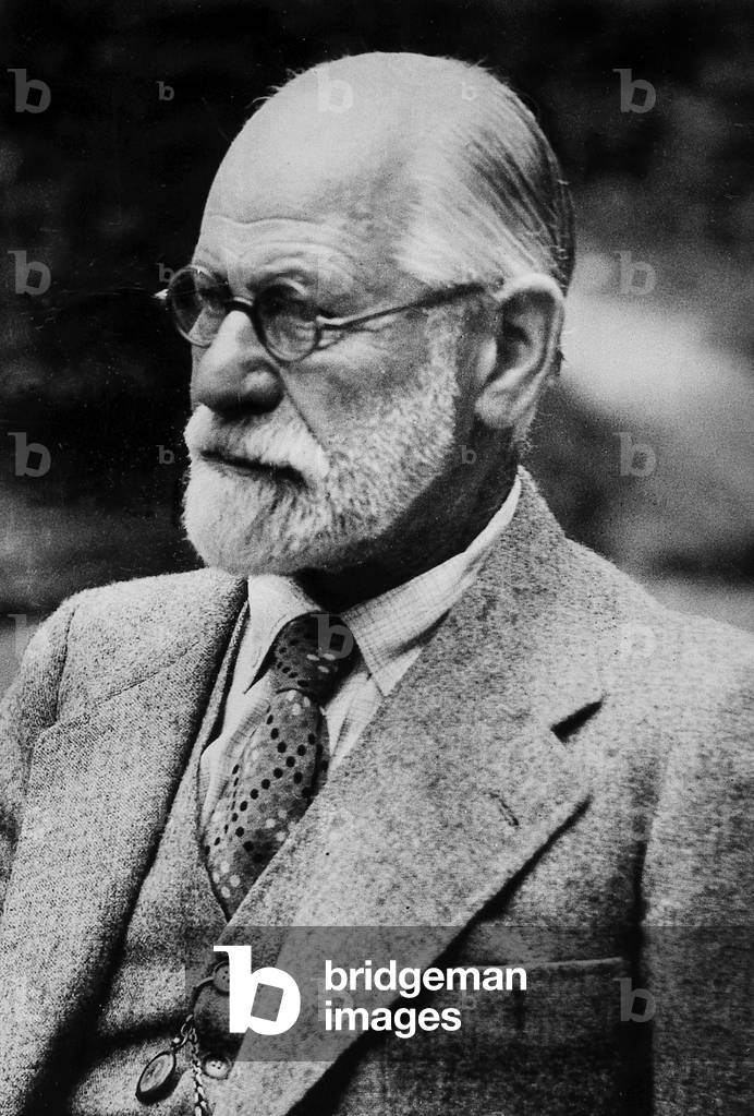 Image of Austrian psychoanalyst Sigmund Freud (1856-1939) in 1935, photo by Lazlo