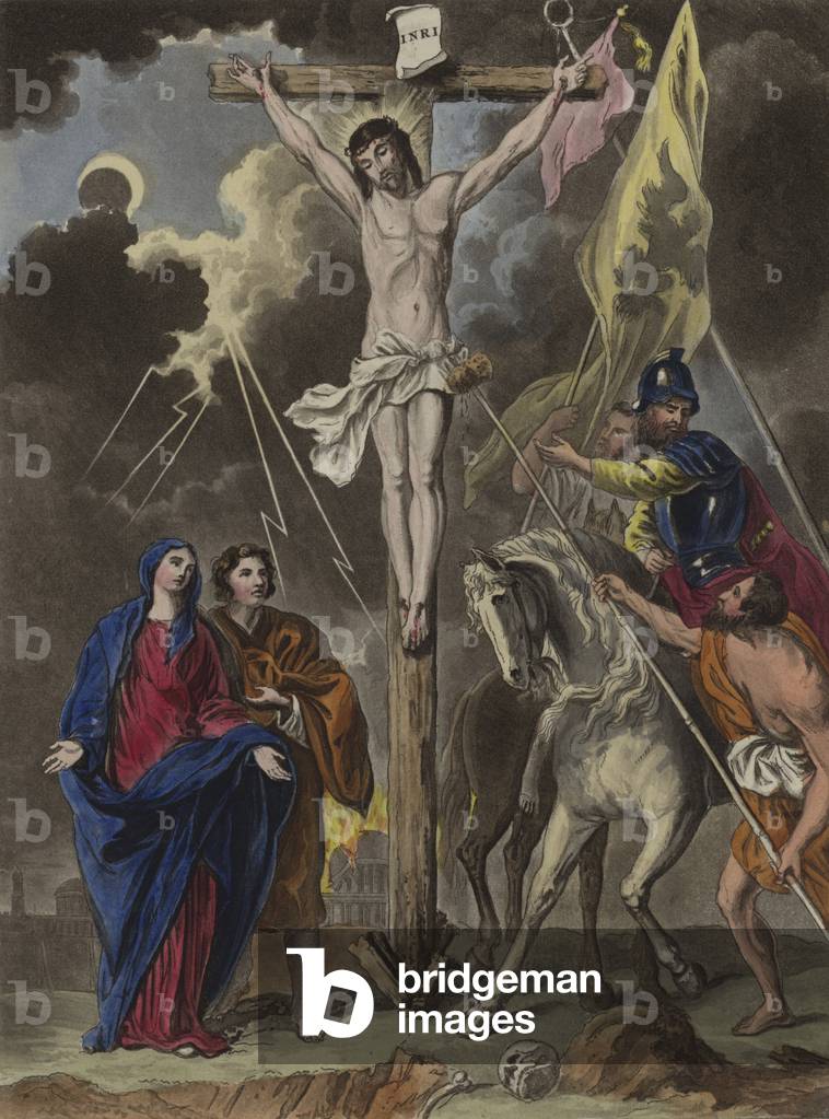 Image of The crucifixion (etching) by Lane, Theodore (1800-28) (after)