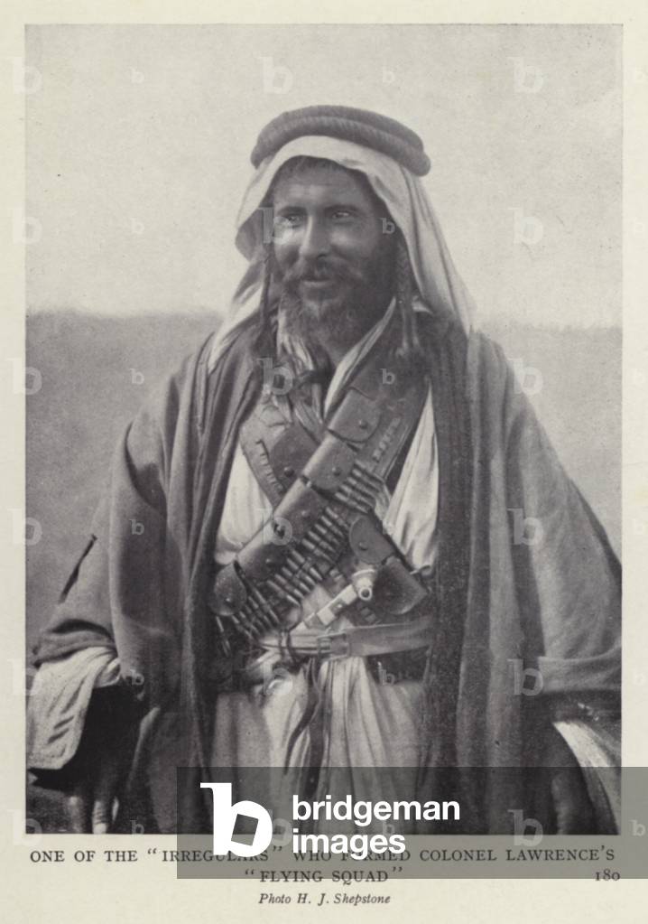 Image of One of the 'Irregulars' who formed Colonel Lawrence's 'Flying ...