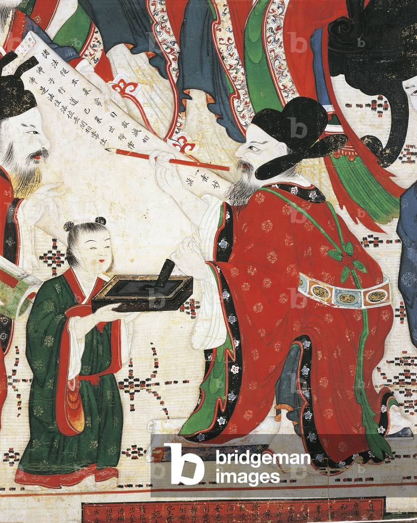 Image of Detail from Yamaraja, The Fifth Judge of the Underworld, 1795,