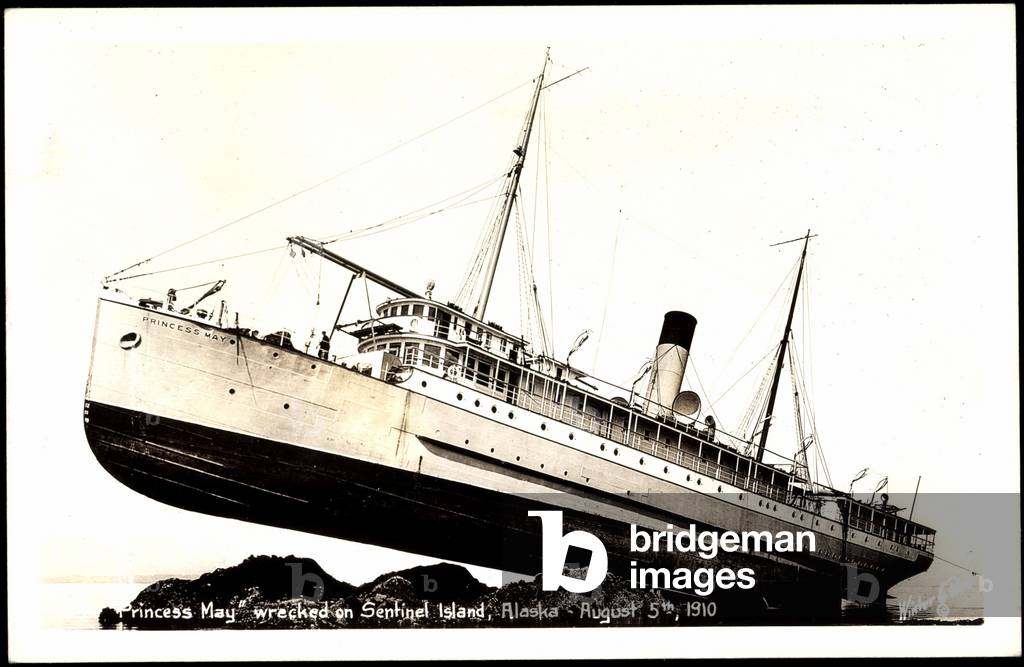 Image of Alaska USA, Steamer Princess May, Shipwreck, 1910