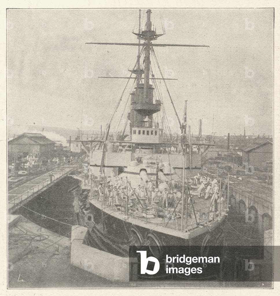 Image of HMS 'Implacable,' commissioned by Prince Louis of Battenberg ...
