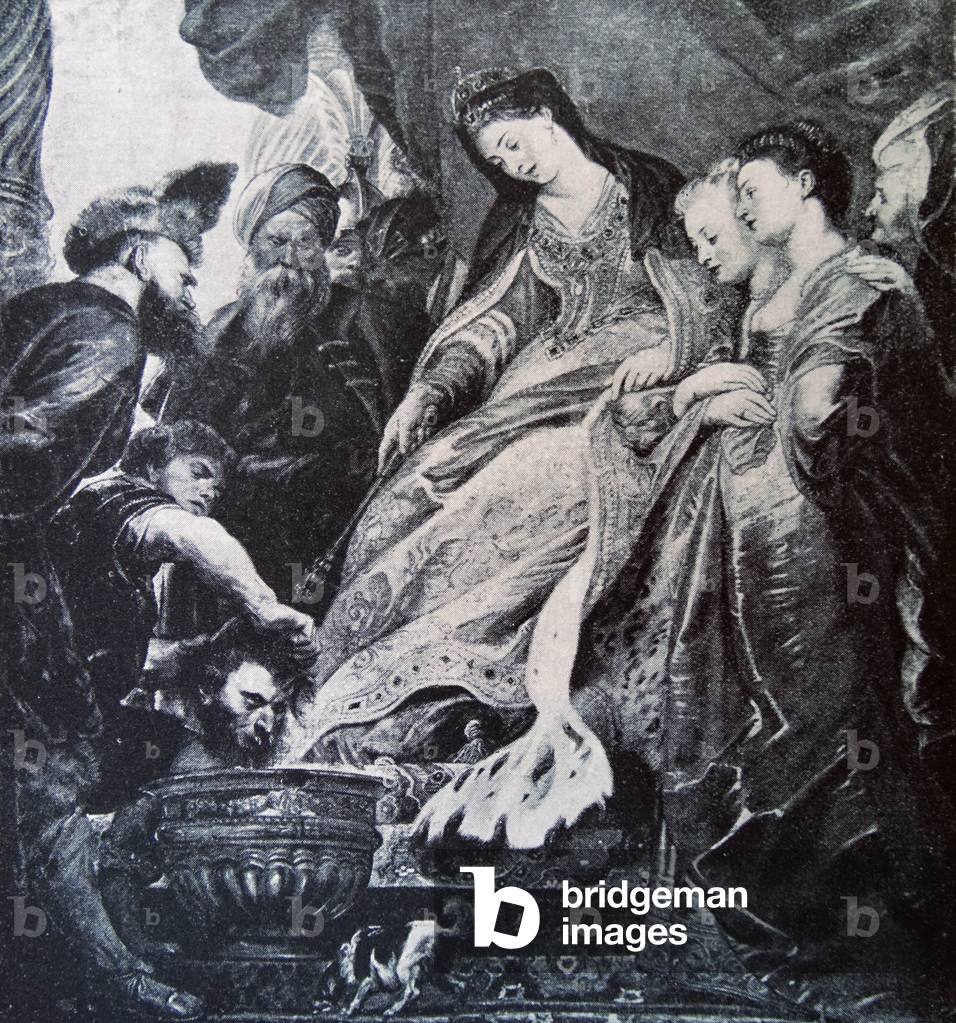 Image of Painting depicting the head of Cyrus presented to the Barbarian