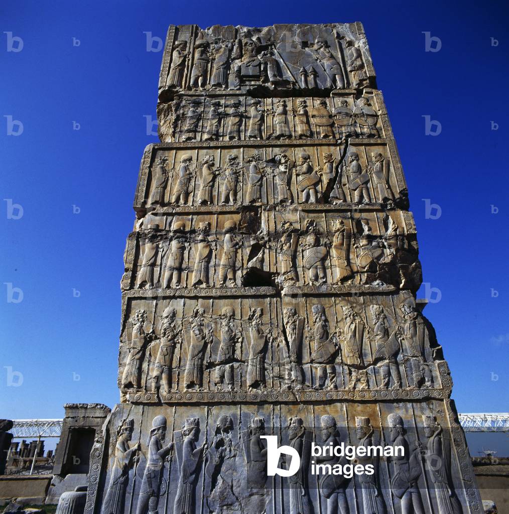 Image of The Persian guards, Persepolis (Unesco World Heritage List ...