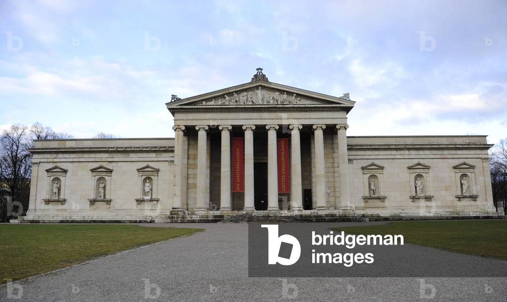 Image of Germany. Munich. Glyptothek. Built by architect Leo Von Klenze ...