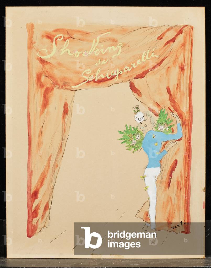 Shocking (poster design), c.1937 (gouache & ink on paper)