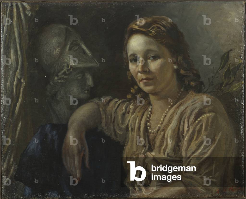 Image of Portrait of Isa with Head of Minerva (Ritratto di Isa by ...