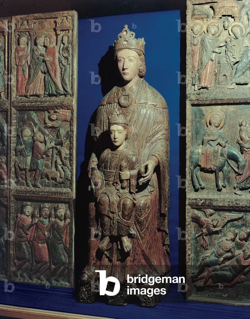 Image of Madonna of Constantinople, (statue) by Italian School, (13th ...