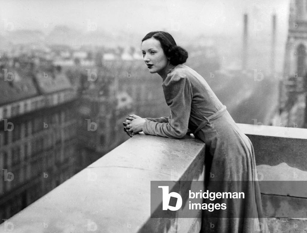 Image of Actress Mireille Balin C. 1937 (b/w photo)