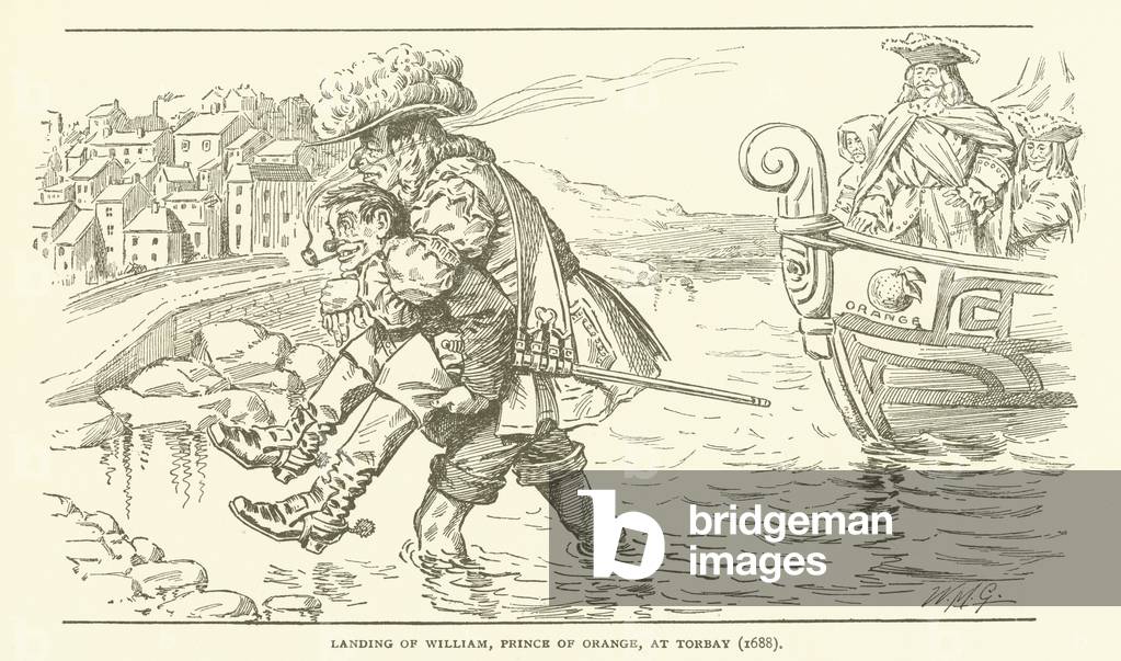 Image of Landing of William, Prince of Orange, at Torbay (1688 ...