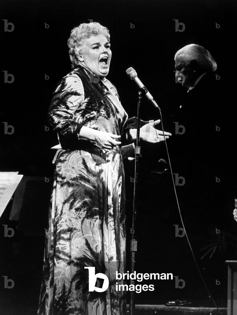 Image of Opera Singer Eileen Farrell performing on 'EVENING AT THE POPS',
