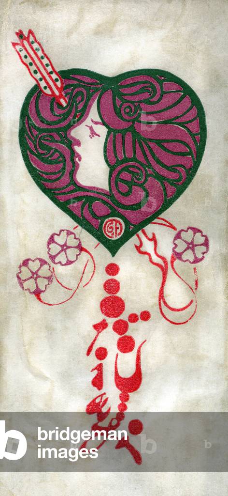 Image of Japan: Midaregami, 'Cover of Tangled Hair'. Fujishima Takeji, 1901