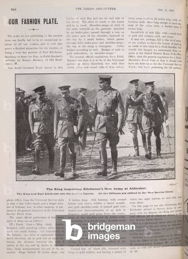 Image of A photograph of 'the King inspecting Kitchener's new army at
