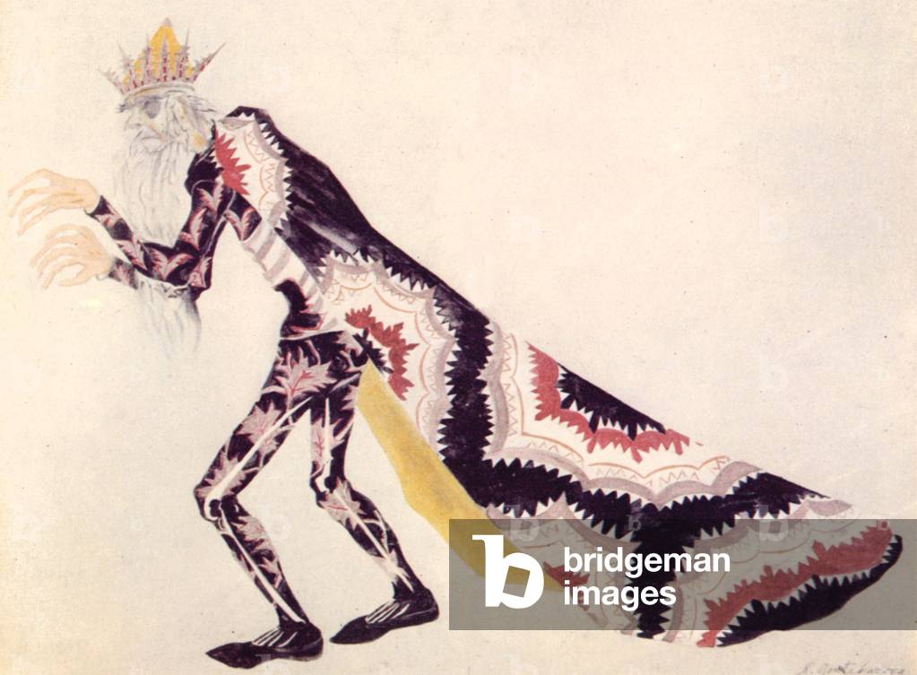 Image of 'The Firebird' costume design of Kashchei the monster, 1926 by ...