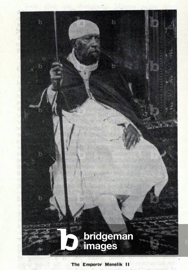 Image of The Emperor Menelik II of Ethiopia