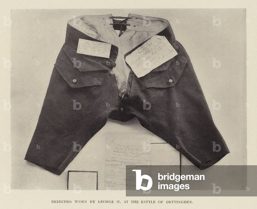 Image of Breeches worn by King George II at the Battle of by English ...
