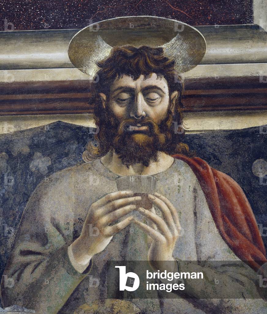 Image of Saint James the Greater, detail from The Last Supper, by