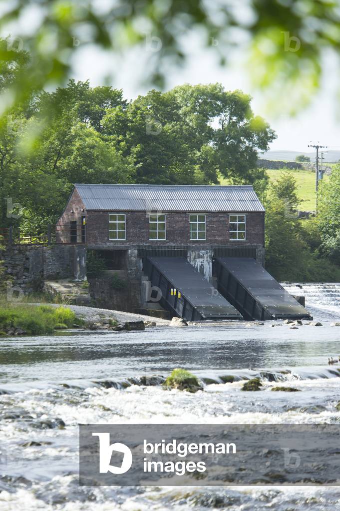 Image of Linton Falls Hydro Electric Power Station, Yorkshire Dales ...