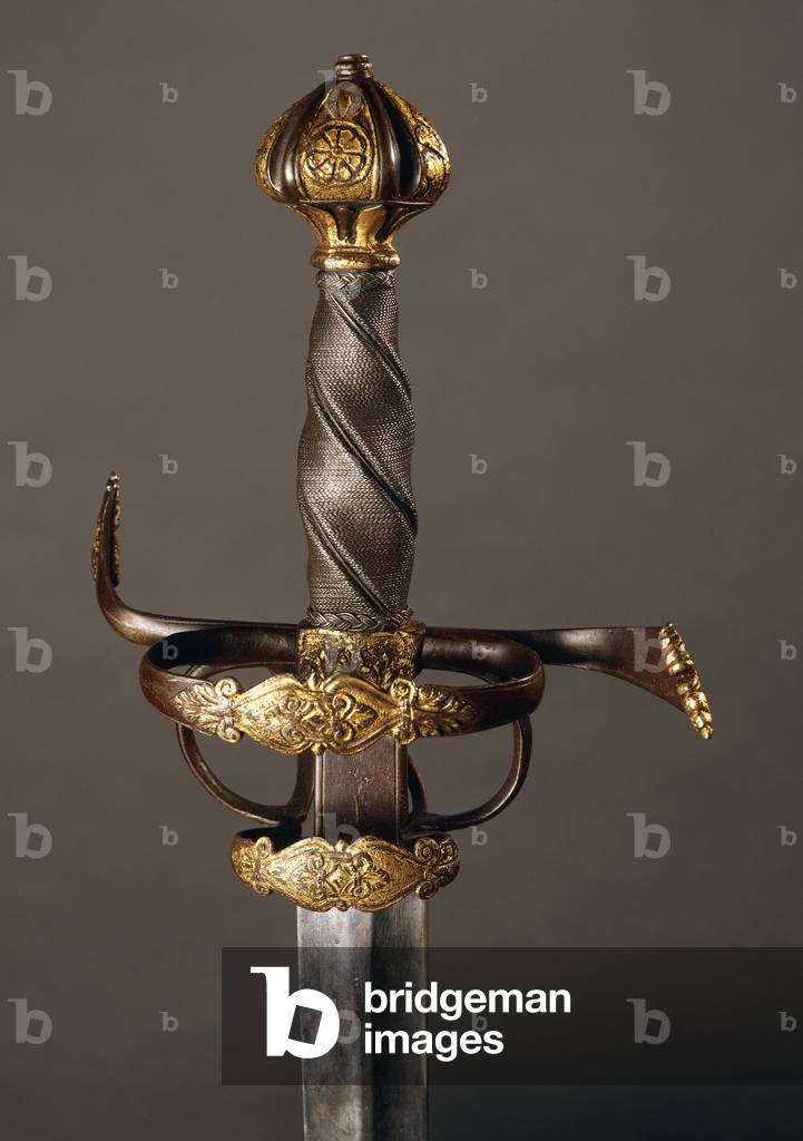 Elsa Di Spada Medievale Spada D'epoca Vendel Con Fodero, Elsa In