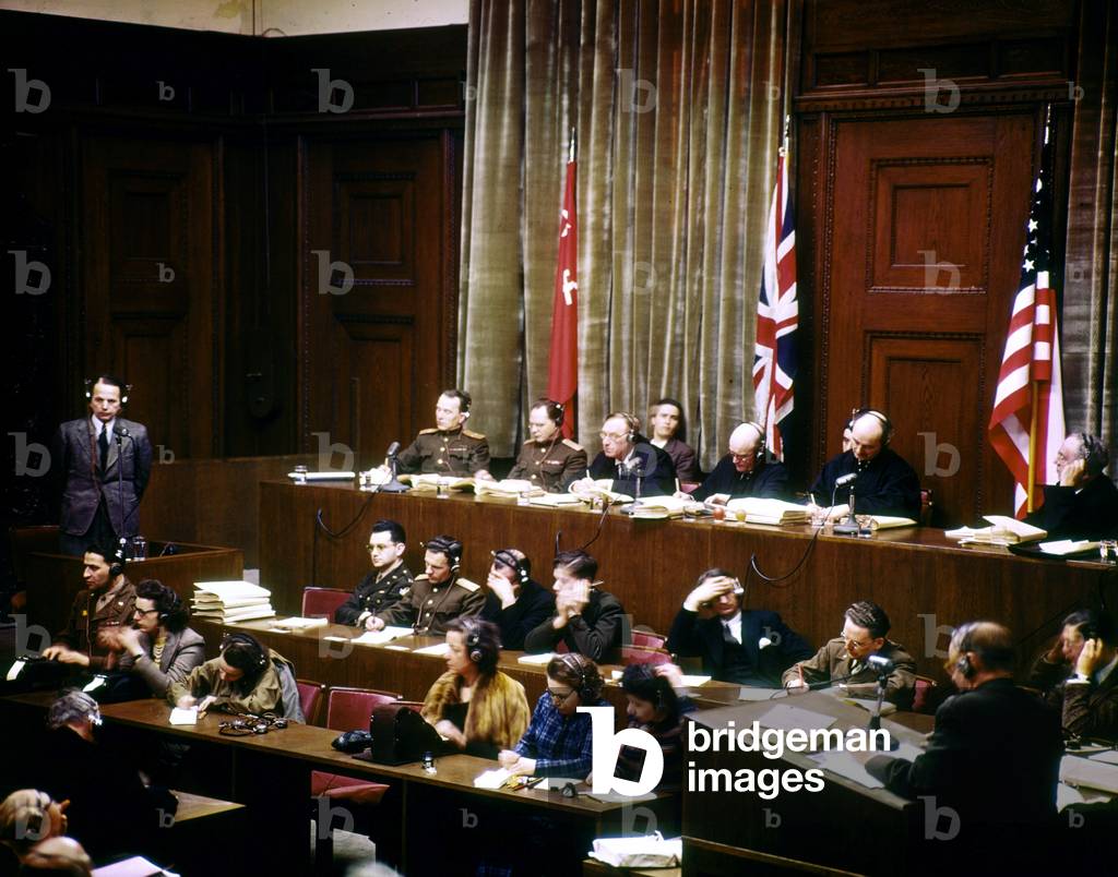 Image of Nuremberg trial from november 20, 1945 to october 31, 1946