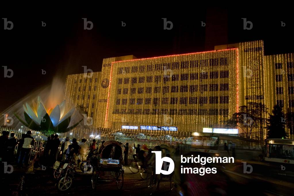 Image of The Shapla Square or Shapla Chattar, at Motijheel Commercial Area,