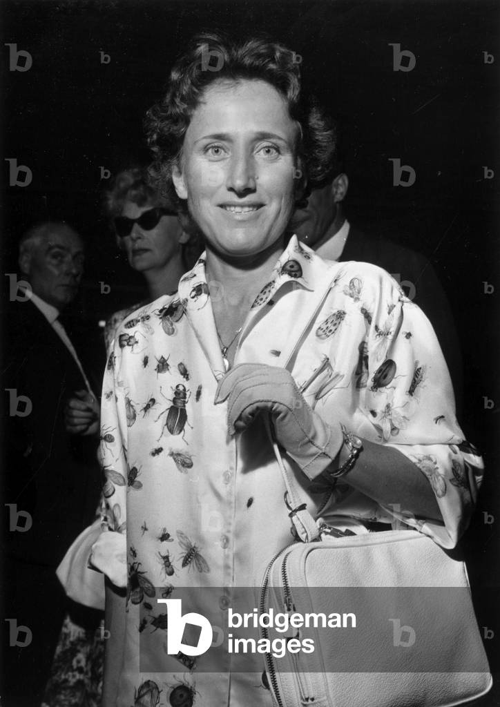 Image of The Alpinist Claude Kogan at The Orly Airport, August 11,
