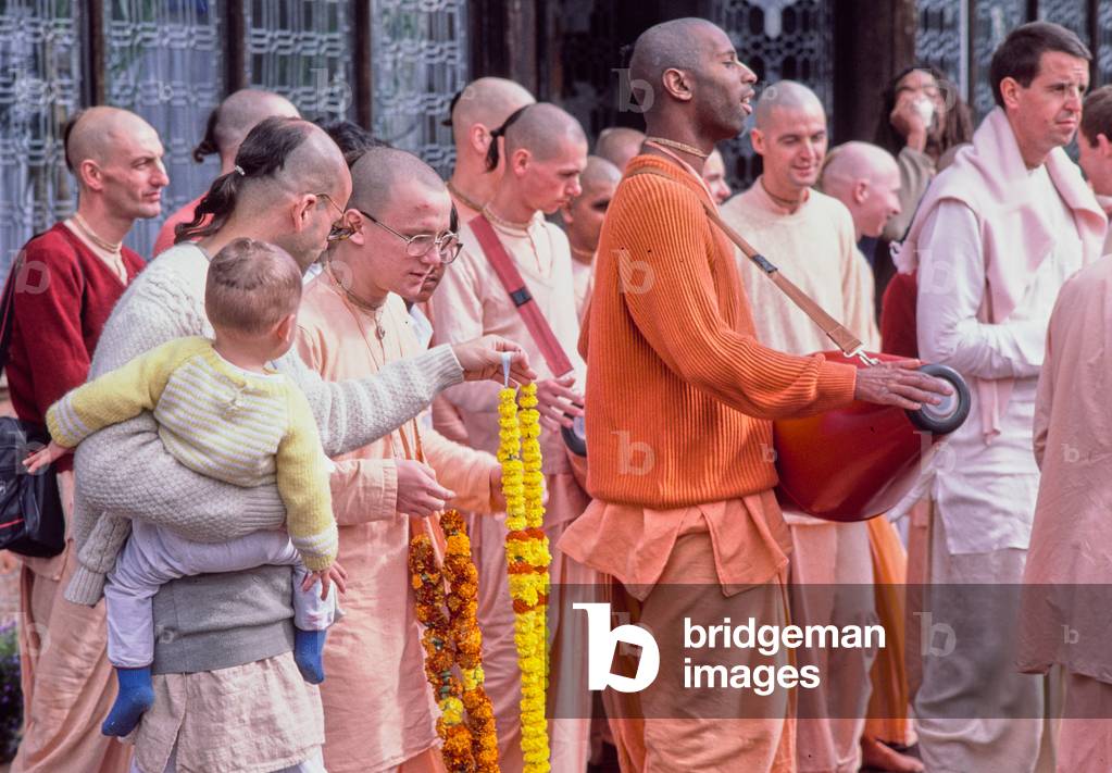 Image of Hare Krishna Ratha Yatra Festival, Procession, London, England ...