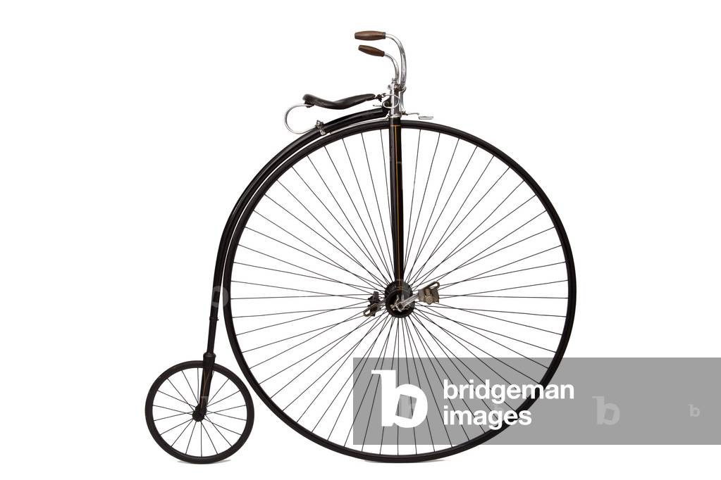 Image of A Late 1800s High Wheel Bicycle
