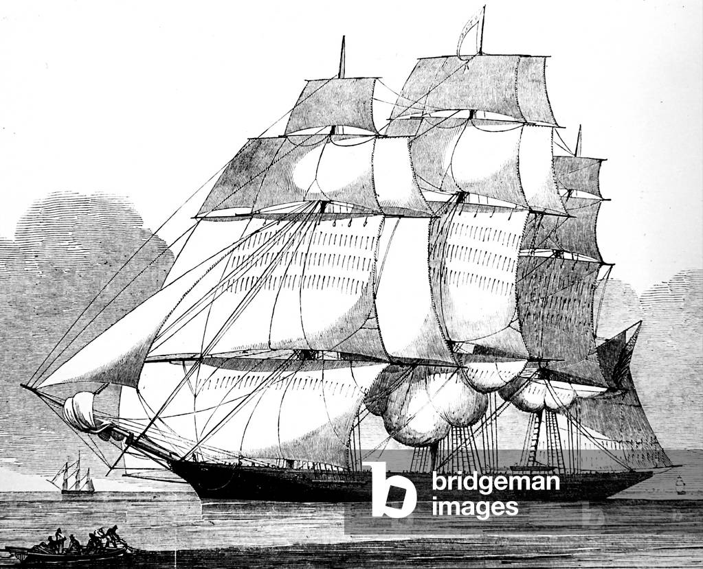Image of The American tea clipper 'Witch of the Wave in the