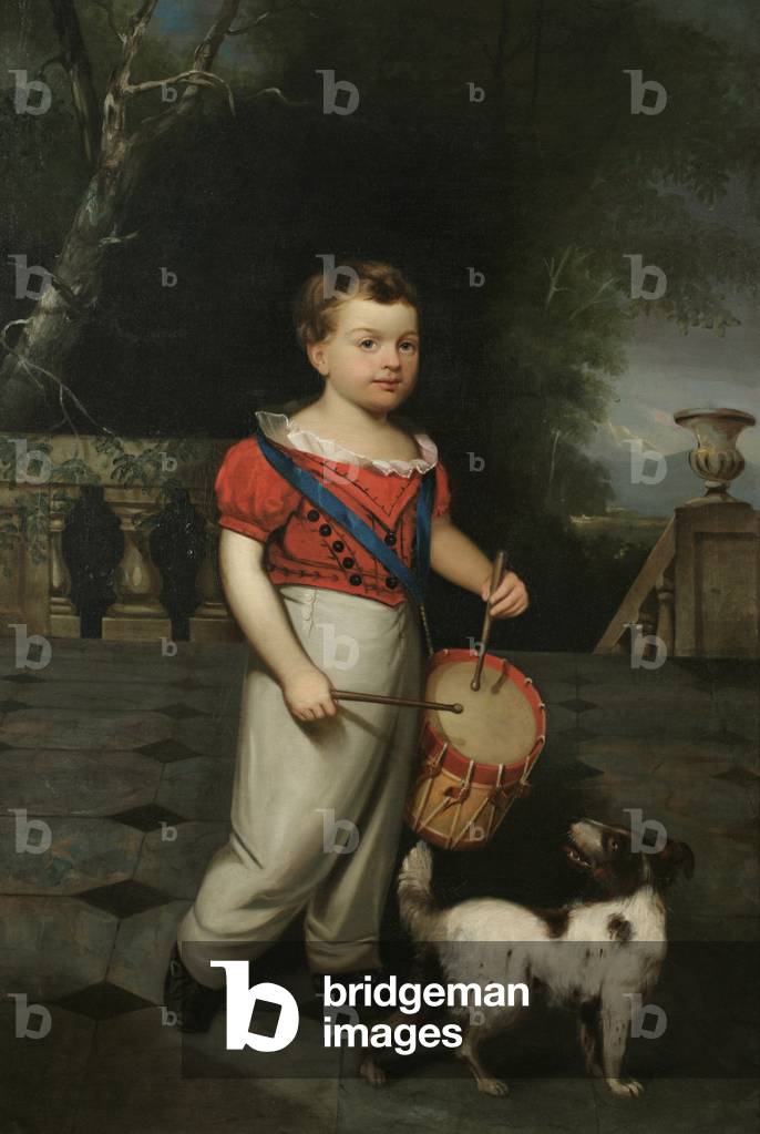 Image of The Young Drummer, 1830-31 (oil on canvas) by Rose, Anthony ...