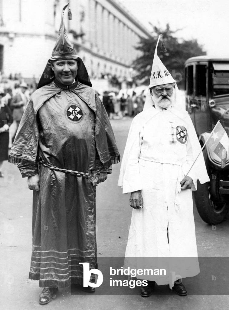 Image of LEADERS OF THE KU KLUX KLAN CONVENTION PARADE