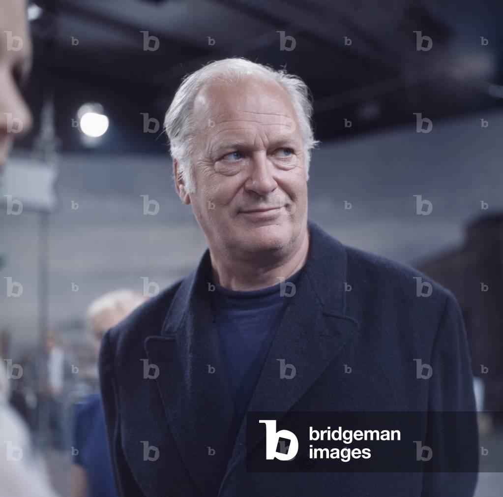 Image of The German-Austrian stage and film actor Curd Jürgens poses for