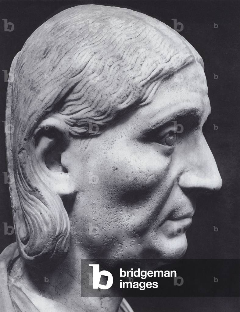 Image of Roman Portraits: Female Portrait (b/w photo) by Schneider ...
