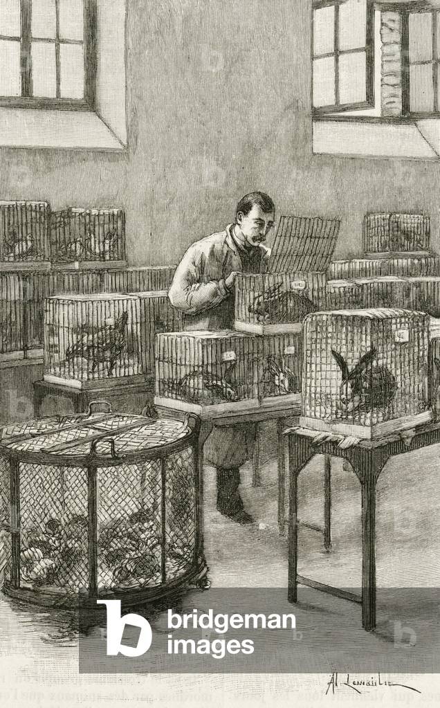 Image of Laboratory used by Louis Pastuer