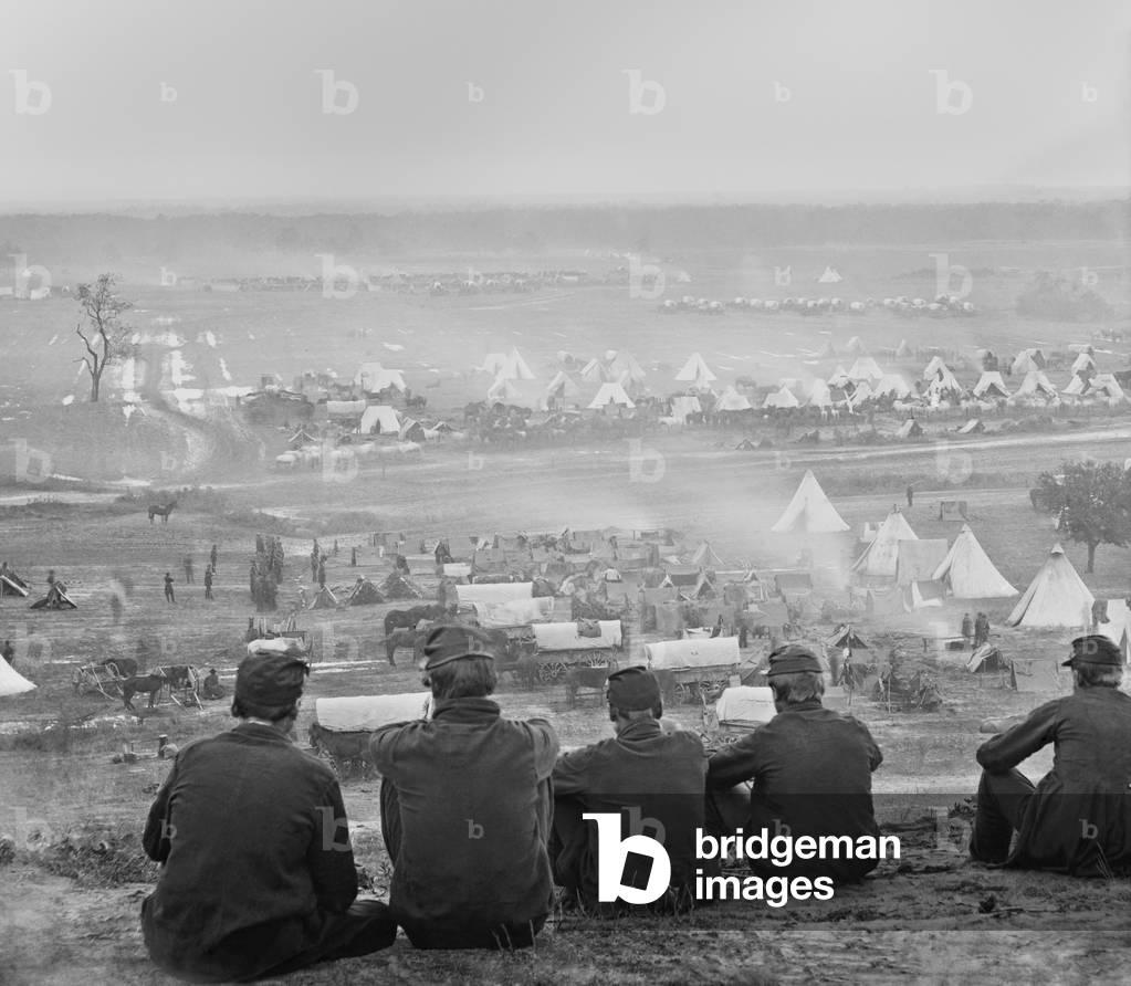 Image of US Civil War, Peninsula Campaign, April-August, 1862. Five ...