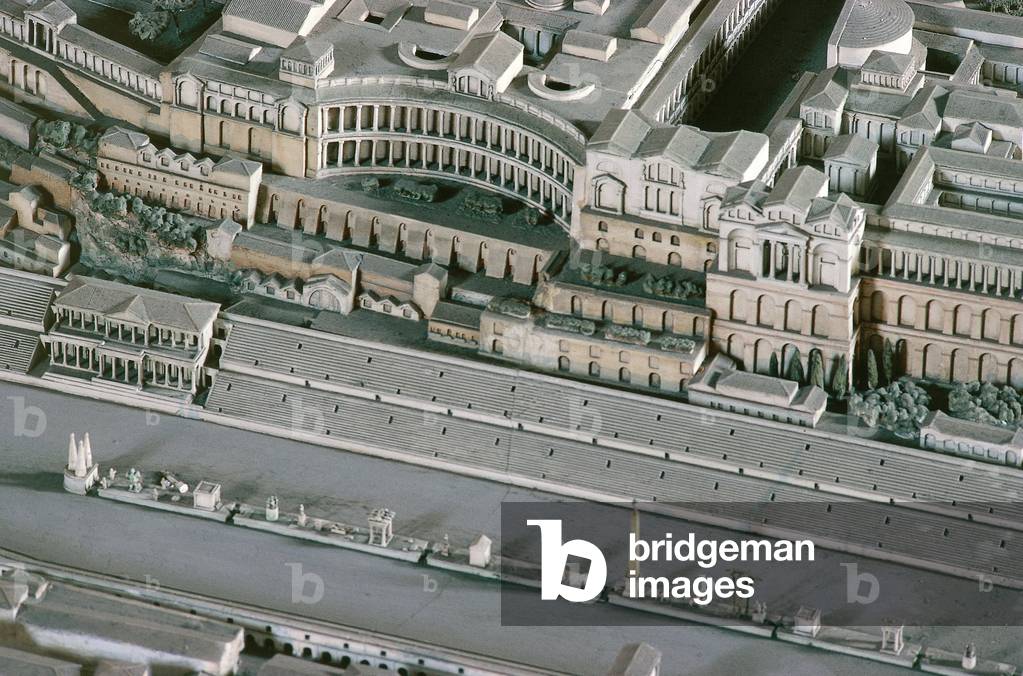 Image of Model of Imperial Rome during the Age of Constantine, with by ...