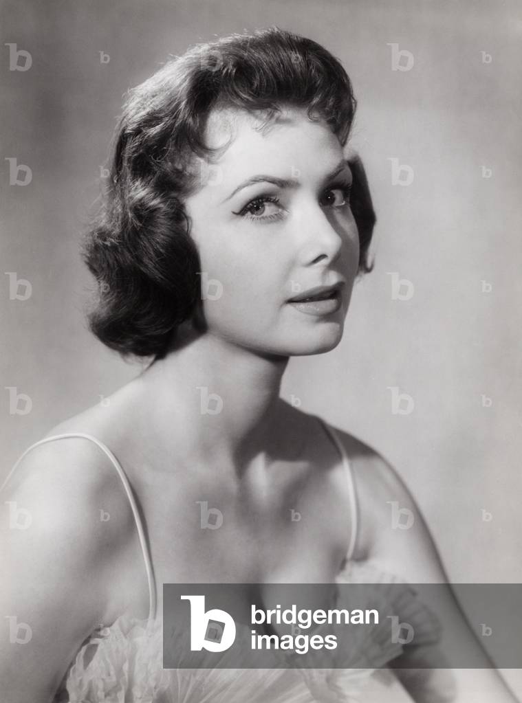 Image of German actress Margit Nuenke, model, former Miss Germany (1955 ...