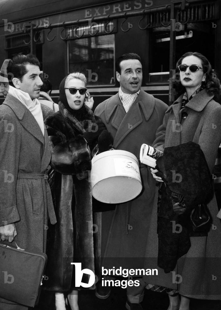 Image of Team of The Film Adorable Creatures : Daniel Gelin, Martine