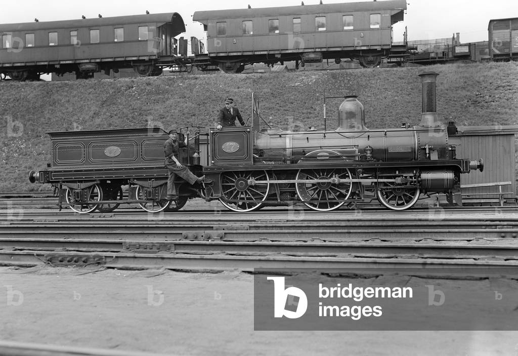 Image of Oslo, 1954. The steam locomotive Caroline ..., 1954 (photo)