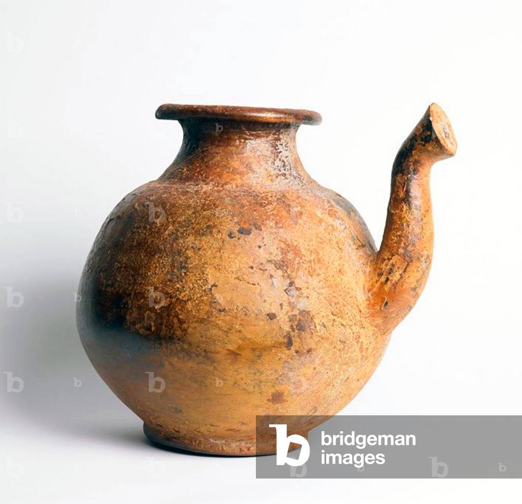 Image of Vietnam: Pottery ewer with elephant trunk-shaped spout, Funan ...