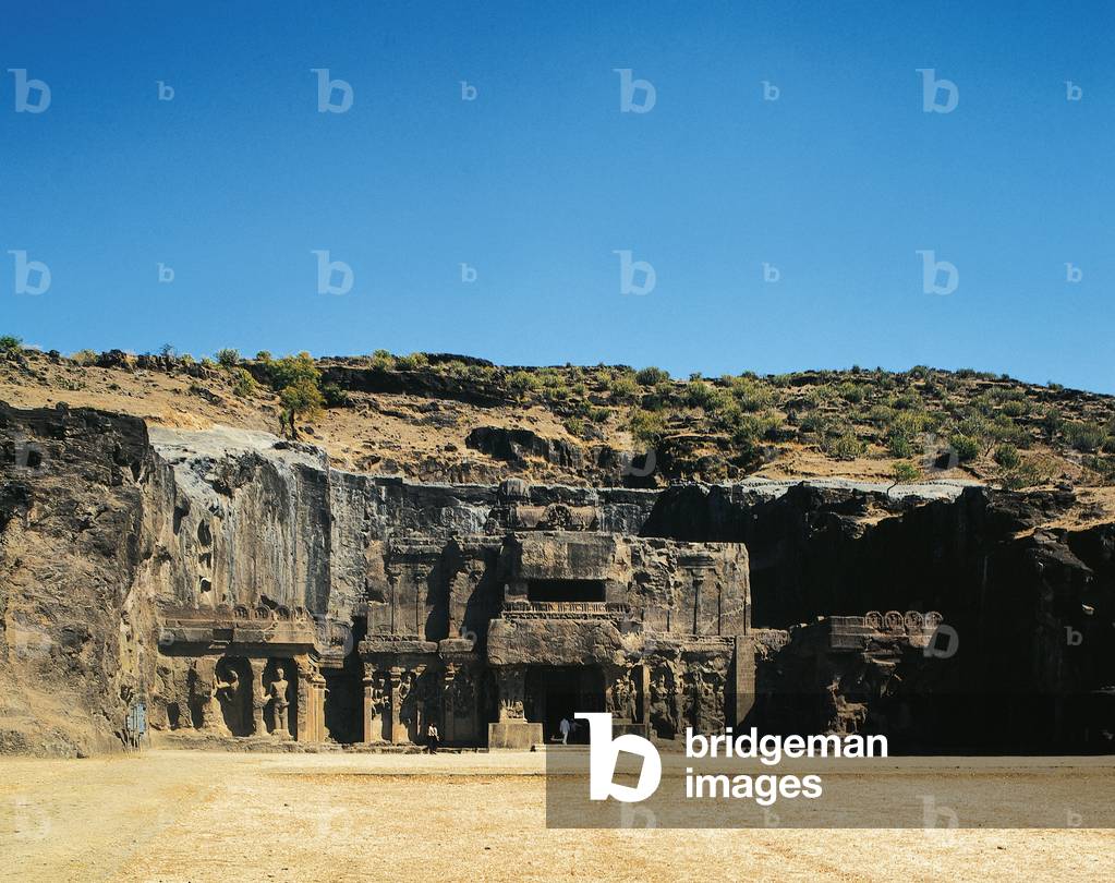 Image of Kailashnath Temple dedicated to Lord Shiva, 8th century ...