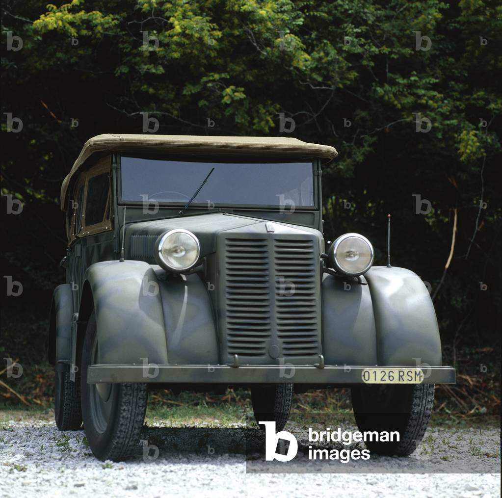 Image of Italian Fiat 508 military vehicle, 1941