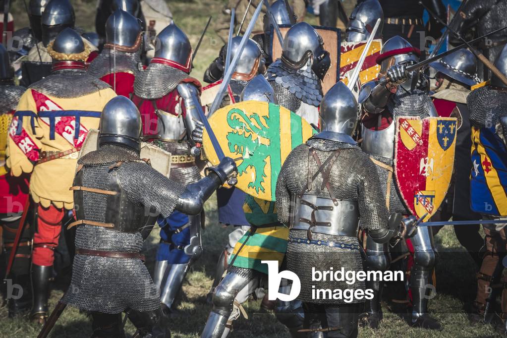 Image of A.D. 1387, Battlefield: the armies of the two sides fight