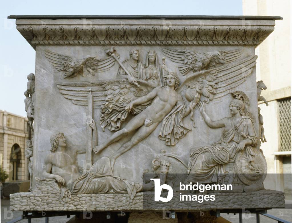 Image of Apotheosis Of Antoninus Pius and Faustina, from the base of by ...