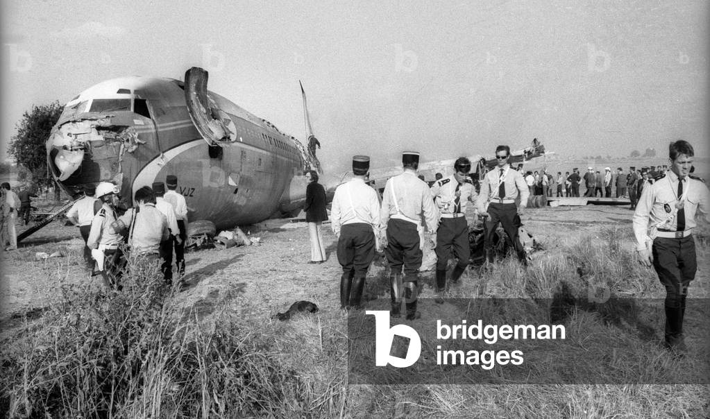 Image of The disaster of the Brazilian Boeing 707, near Orly, 1973