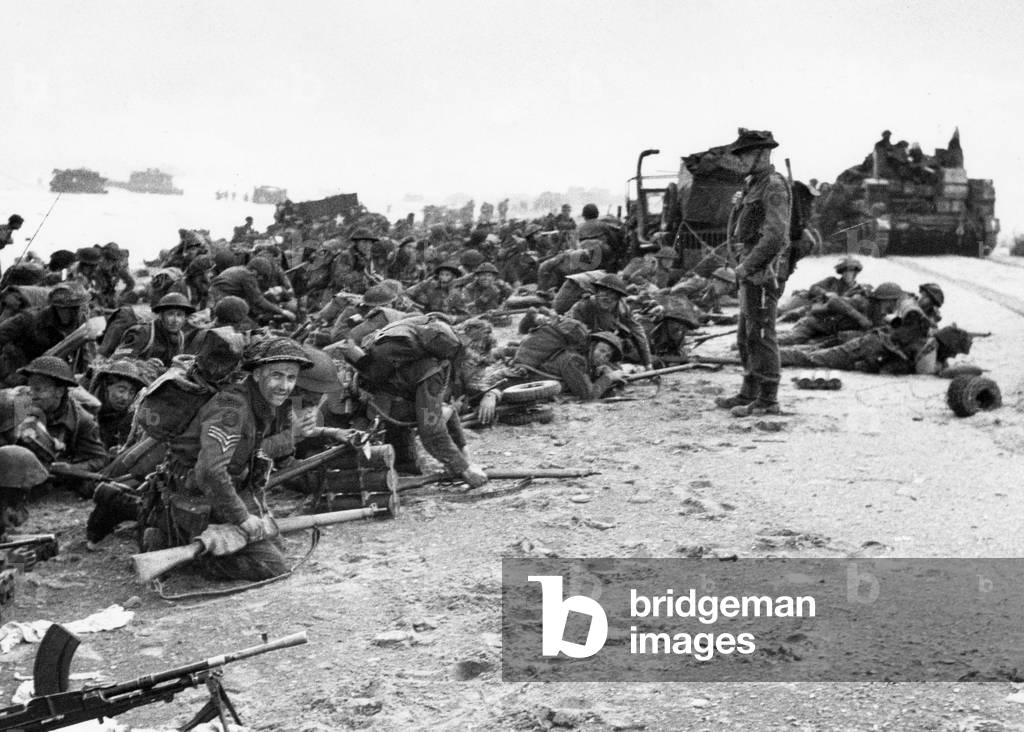 Image of Normandy Landings, june 6, 1944 : on Sword Beach (near