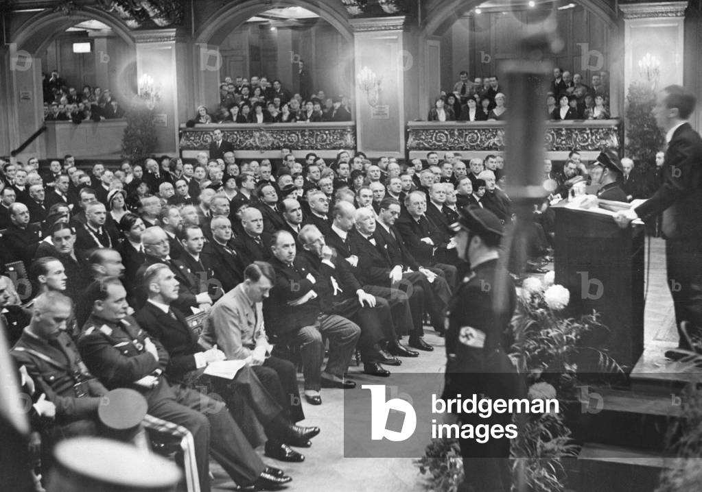 Image of Joseph Goebbels speaks at the conference of the ...